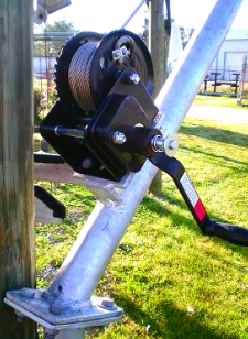 400# Manual Davit – Lunmar Boat Lifts